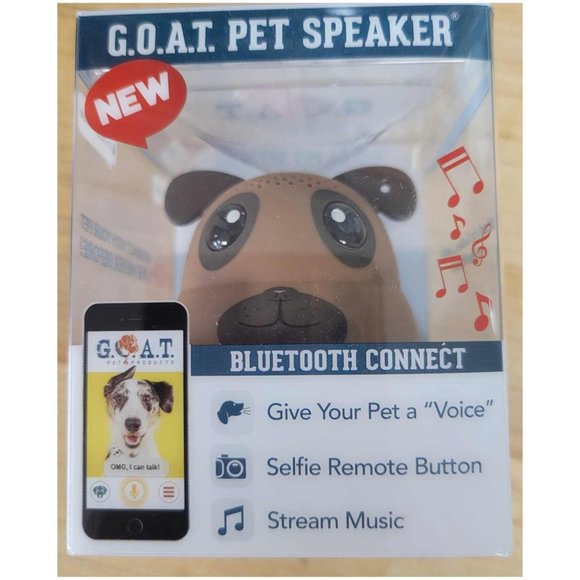 G.O.A.T. | Portable Audio & Video | Goat Bluetooth Speaker Brown Dog ...